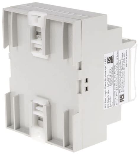 RS PRO RS PRO I O Extension Module 8 Inputs 4 Outputs Digital Relay For Use With RS PRO