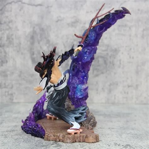 Diorama Kokushibo Lua Superior 1 LED Demon Slayer Cubo Nerd O