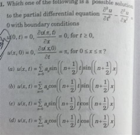 Solved Ou Ox 1 Which One Of The Following Is A Possible Chegg Com