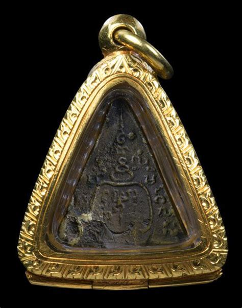 เหรียญหล่อพระพุทธ หลวงพ่อรุ่ง วัดท่ากระบือ ปี2485 เลียมตลับทองล้อมเพขร Kongkan พระเครื่อง พระแท้