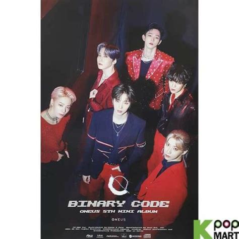 Poster Oneus Mini Album Vol 5 Binary Code C M4 Kpopmartcom