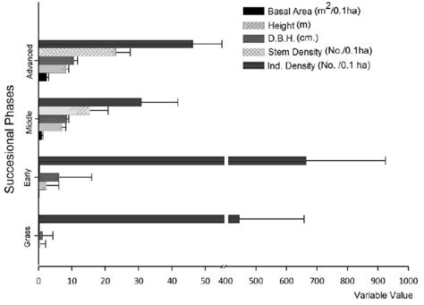Characteristics Of The Successional Phases Of The Tdf According To