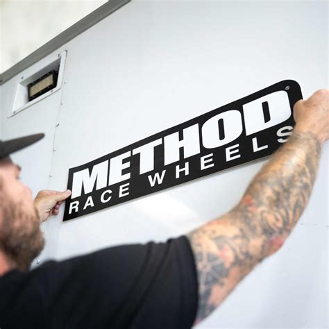 Method Brand Logo Jumbo Sticker Ap F0027 Method Race Wheels
