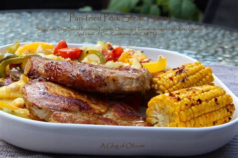 Pan Fried Pork Steak Feast A Glug Of Oil