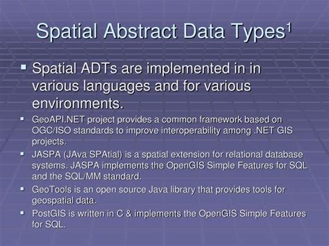Ppt Logical Models And Query Languages For Spatial Databases
