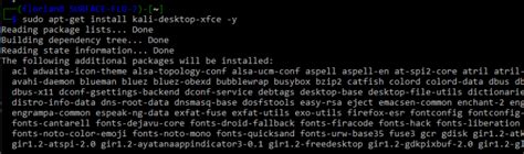Installer Kali Linux Avec Interface Graphique Sur Windows 10 Avec WSL