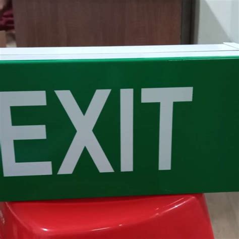 Promo Lampu Emergency Exit Hokito Model Box Hkb322 Emergency Exit