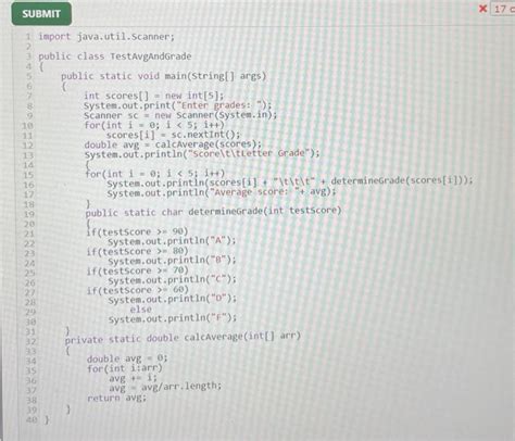 Solved Test Average And Grade Write A Program That Asks Chegg