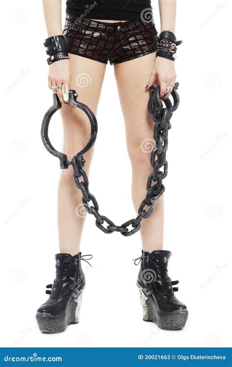 Slaaf Stock Afbeelding Image Of Manier Handboeien Achtergrond 30021663