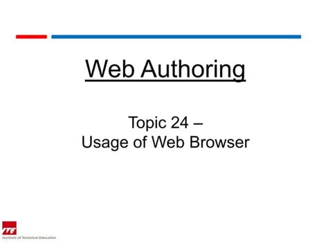 Presentation On Web Browser Pptx