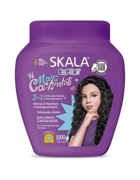 Skala Creme De Tratamento Mais Cachinhos 1kg