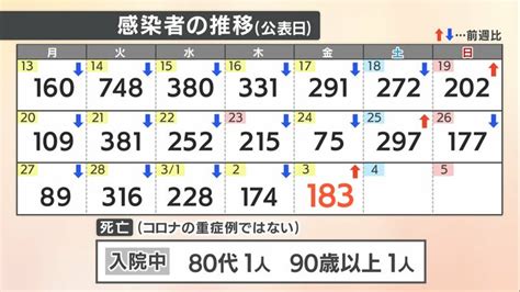 新型コロナ 新規感染者183人 2人死亡 確保病床使用率20．9％ 愛媛県 Tbs News Dig