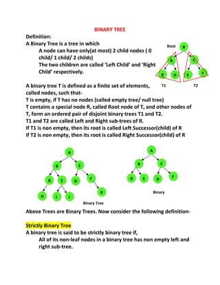 Tree Terminology And Introduction To Binary Tree PDF