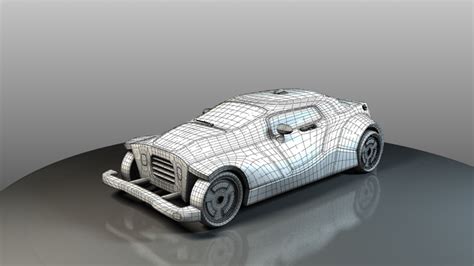 Conceptcar F Wireframe On Behance