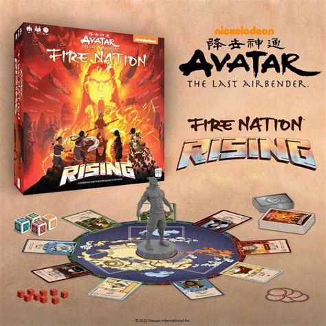 Avatar Fire Nation Rising Board Game A Strategic Play For Fans April