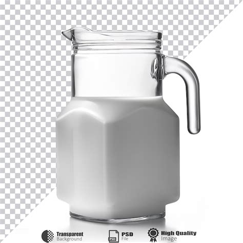 Glass Pitcher Isolated Premium Ai Generated Psd