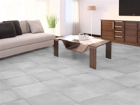 Star Grey Ecotec Rectified Matt Hard Body Ceramic Floor Tile 600 X 600mm