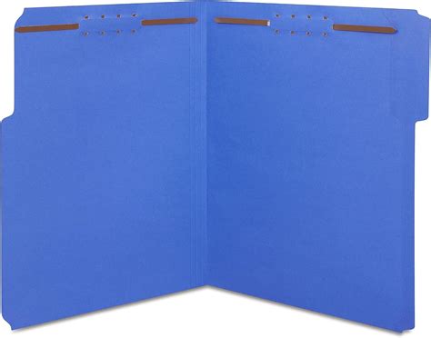 Reinforced Classification Folder 2 Inch Expansion Letter Size Blue 100 Carton St18342 Ccvs