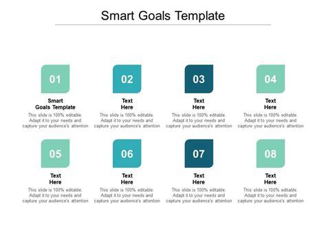Smart Goals Template Ppt Powerpoint Presentation Gallery Tips Cpb Presentation Graphics