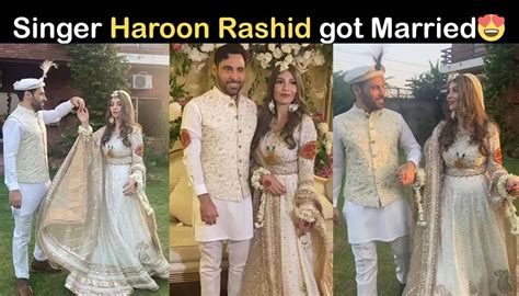 Singer Haroon Rashid Wedding Pics From Intimate Wedding Ceremony Showbiz Hut