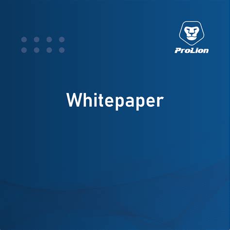 Whitepaper Prolion