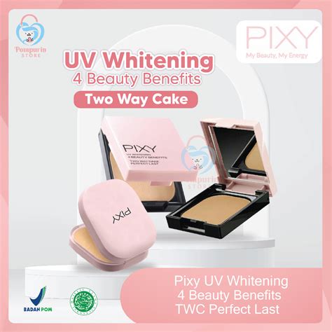 Jual Pixy Uv Whitening Beauty Benefits Twc Perfect Last Two Way Cake Original Bpom Shopee