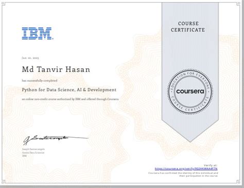 Python Datascience Coursera Machinelearning Md Tanvir Hasan
