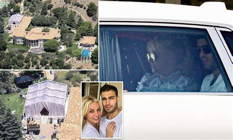 Britney Spears Wedding Tent Pictured In Backyard Of Singer S Home