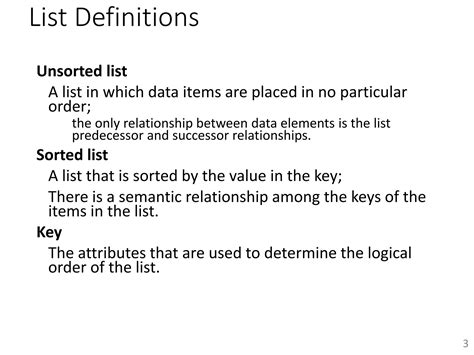 Unsorted Sorted Listarraypptx Programming Languages Computing