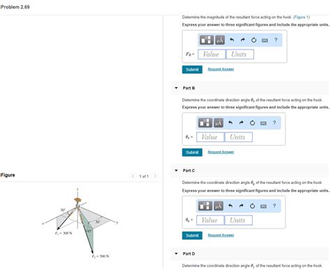 Solved Problem 269 Determine The Magnitude Of The Resultant