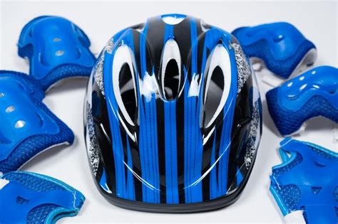 Premium Photo | Children's set of protection for cycling