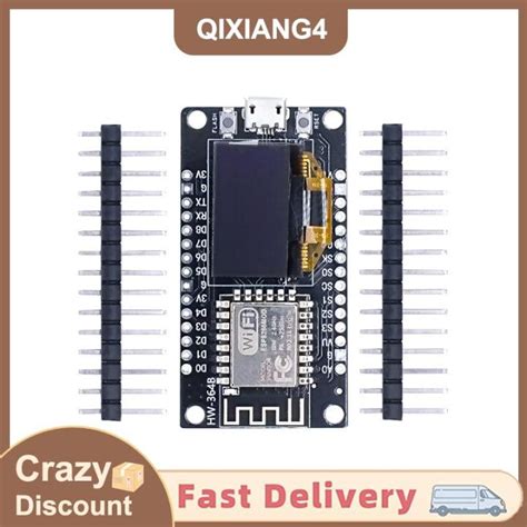 【qixiang4】 Nodemcu Esp8266 Development Board Type C Micro Usb Ch340c Wifi Module 096 Inch Oled
