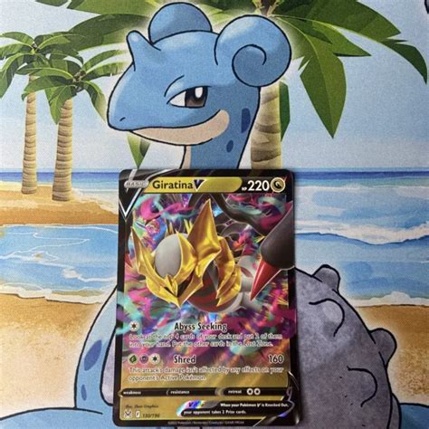 PokÉmon Tcg Giratina V Sword And Shield Lost Origin 130196 Holo Ultra