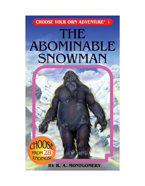 Book Choose Your Own Adventure The Abominable Snowman
