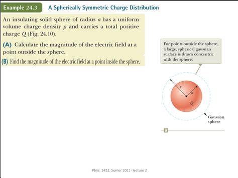 SOLVED Example 24 3 A Spherically Symmetric Charge Distribution An