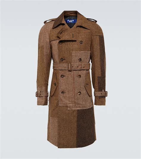 Junya Watanabe Patchwork Tweed Coat Junya Watanabe