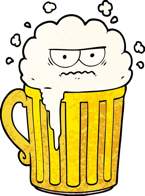 Cartoon Mug Of Beer 12372664 Vector Art At Vecteezy