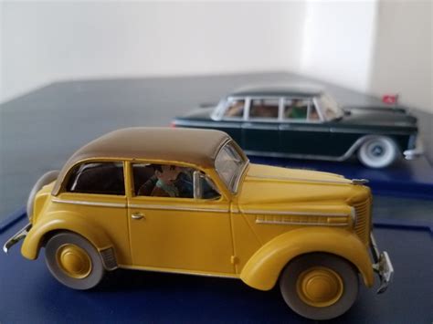 Herge Moulinsart 1 43 Opel Olympia Cabriolet And Mercedes Catawiki
