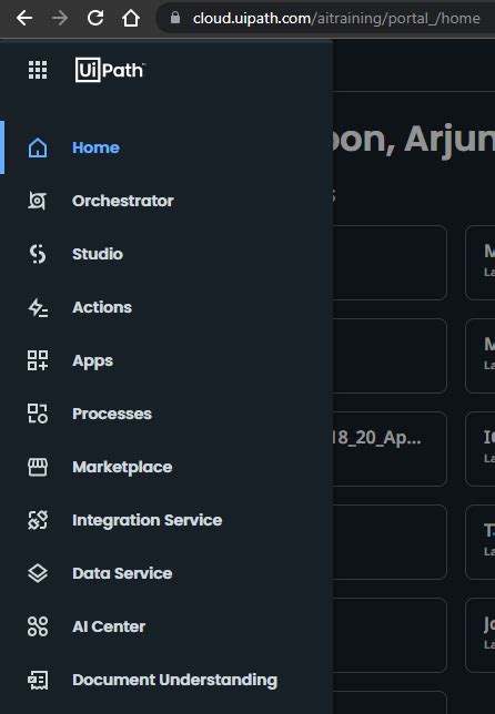 automation cloud admin tap missing automation cloud uipath