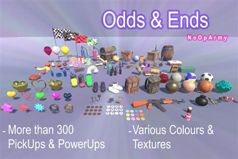 Odds And Ends Pickups Props And Powerups Collection Hdrp 3d Props