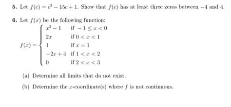 Solved Let F C C C Show That F C Has At Least Chegg
