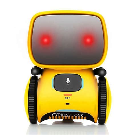Robot Inteligent Interactiv At Robot Cu Control Vocal Galben