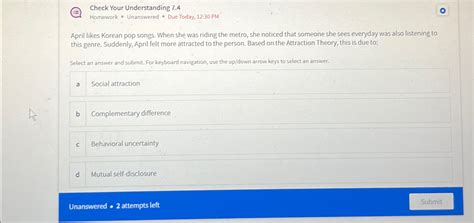 Solved Check Your Understanding 7.4Homework * ﻿Unanswered * | Chegg.com