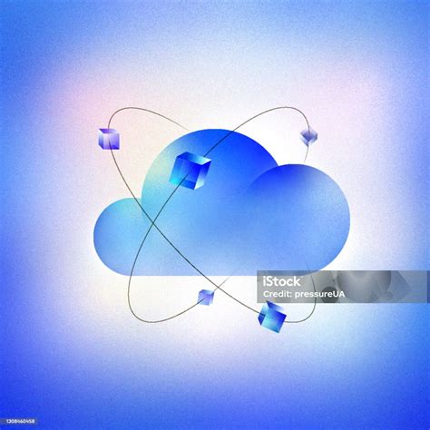 Cloud Computing Iaas Internet Services Konsep Ilustrasi Bertekstur Modern Ilustrasi Stok Unduh