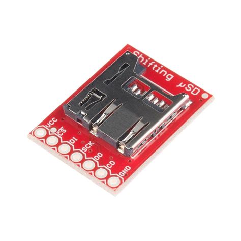 Sparkfun Level Shifting Microsd Breakout Sparkfun Electronics