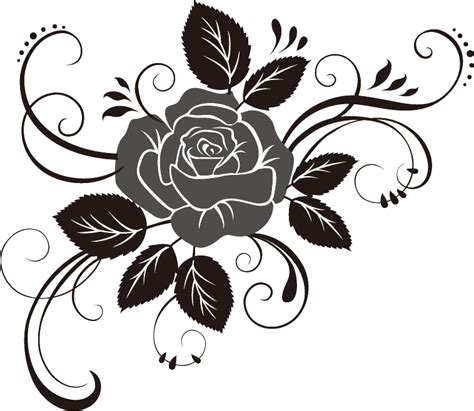 花のスケッチ バラ イラスト 薔薇イラスト