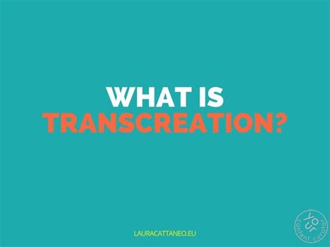 What Is Transcreation Ppt