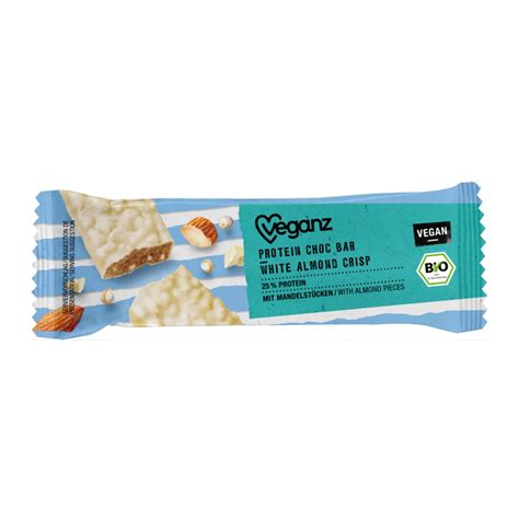Veganz Protein Choc Bar White Almond BILLA Online Shop