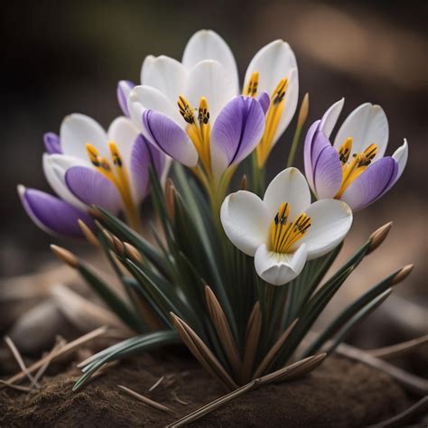 Premium Photo Crocus Flowers