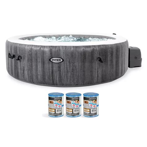 Intex Portable Inflatable Hot Tub 6 Person Bubble Philippines Ubuy
